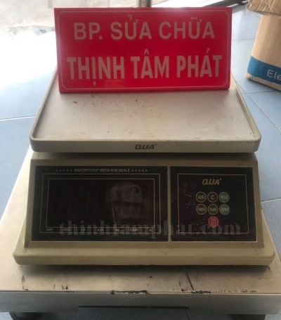 Sửa chữa cân điện tử không chính xác. Sửa cân QUA 30kg - Thịnh Tâm Phát